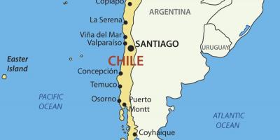 Chile mapa - Mapas de Chile (América del Sur - América)